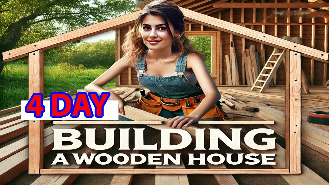 The secret to building a wooden house quickly | 4 DAYS ARE ENOUGH - YouTube
