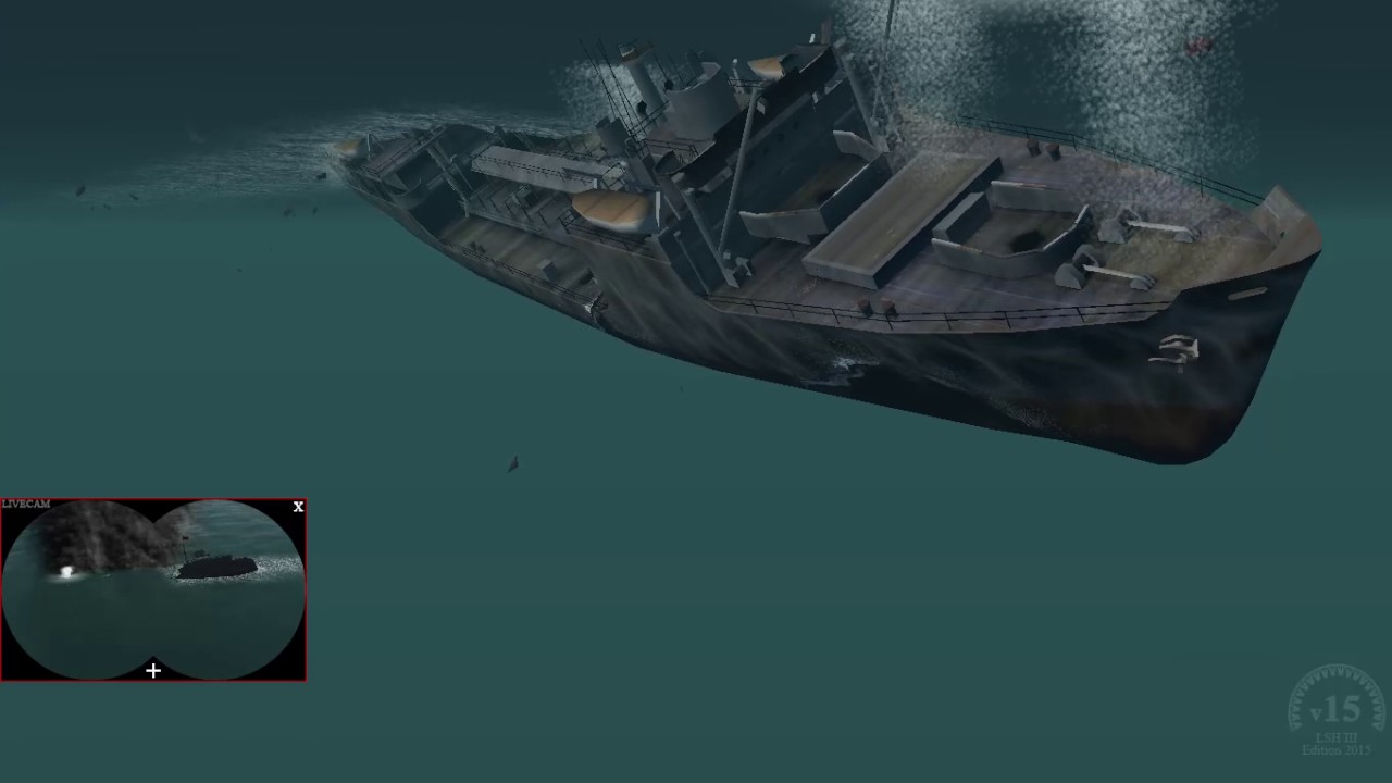 LSH3 sinking some more ships - YouTube