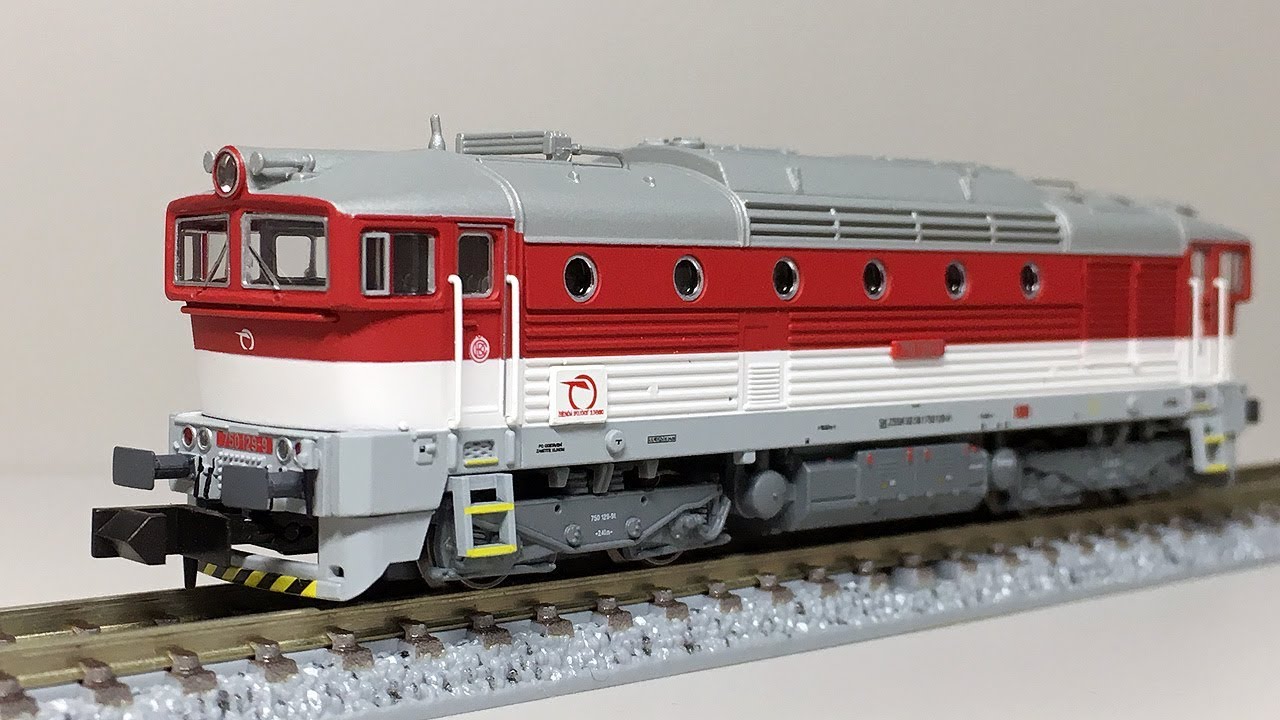 MINITRIX 16736 ZSSK Diesellok Reihe 750 „Taucherbrille / Brejlovec ...