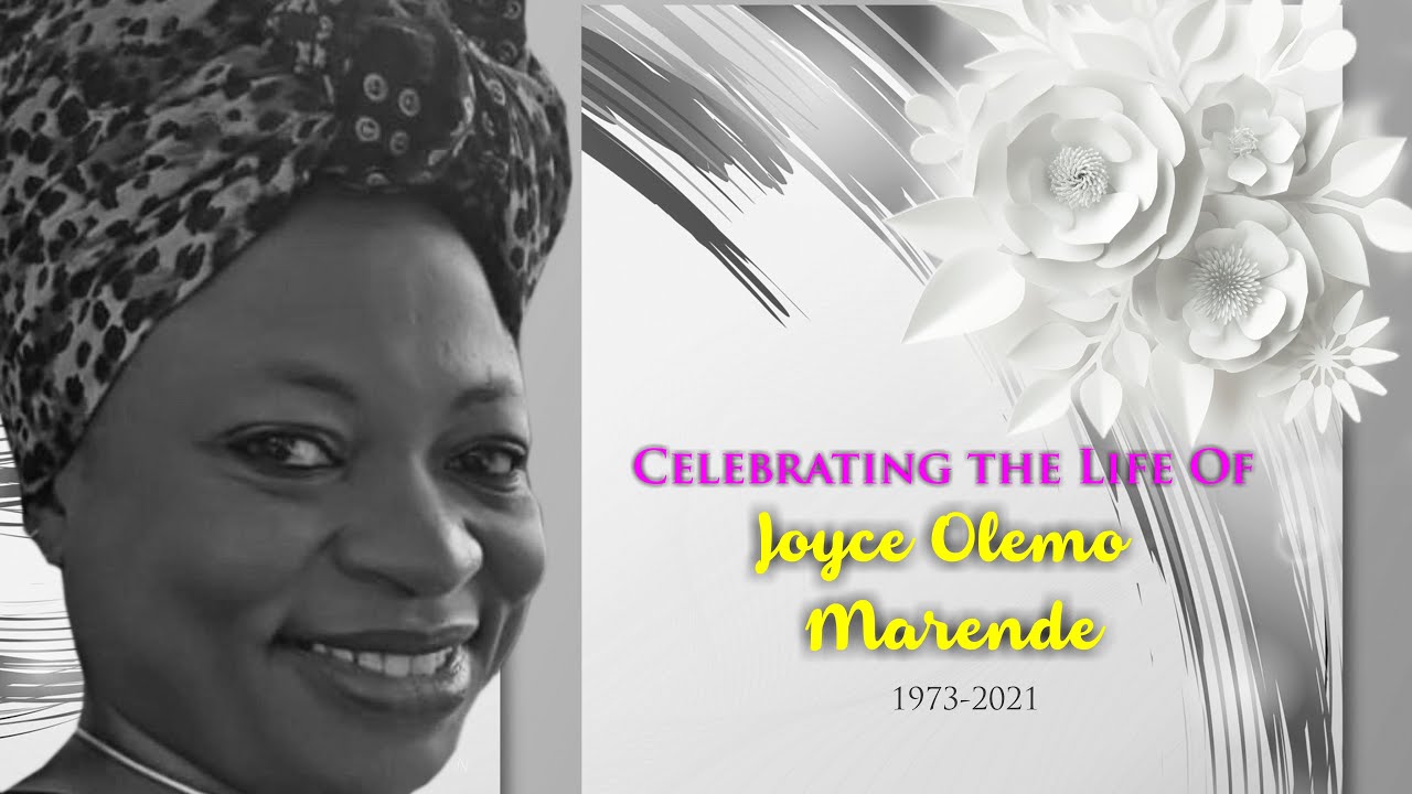 THE LATE JOYCE OLEMO MEMORIAL SERVICE - YouTube
