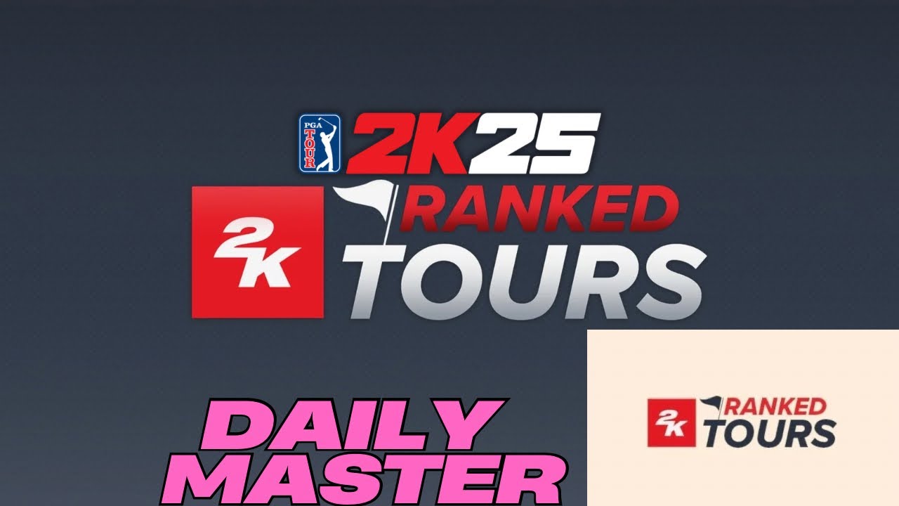 PGA Tour 2K25 - Daily Ranked Tours - YouTube
