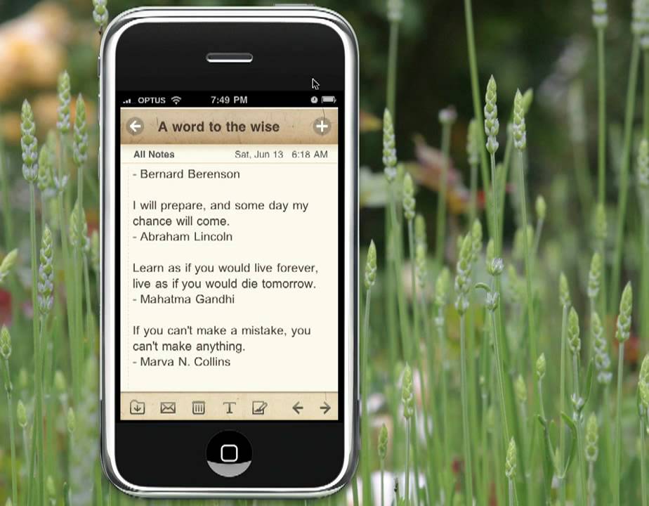 Awesome Note : iPhone Application - YouTube
