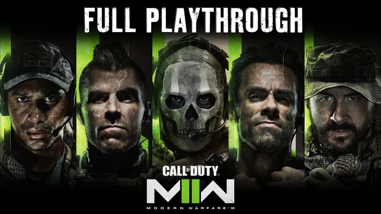 Call Of Duty Modern Warfare 2 Full Playthrough Youtube