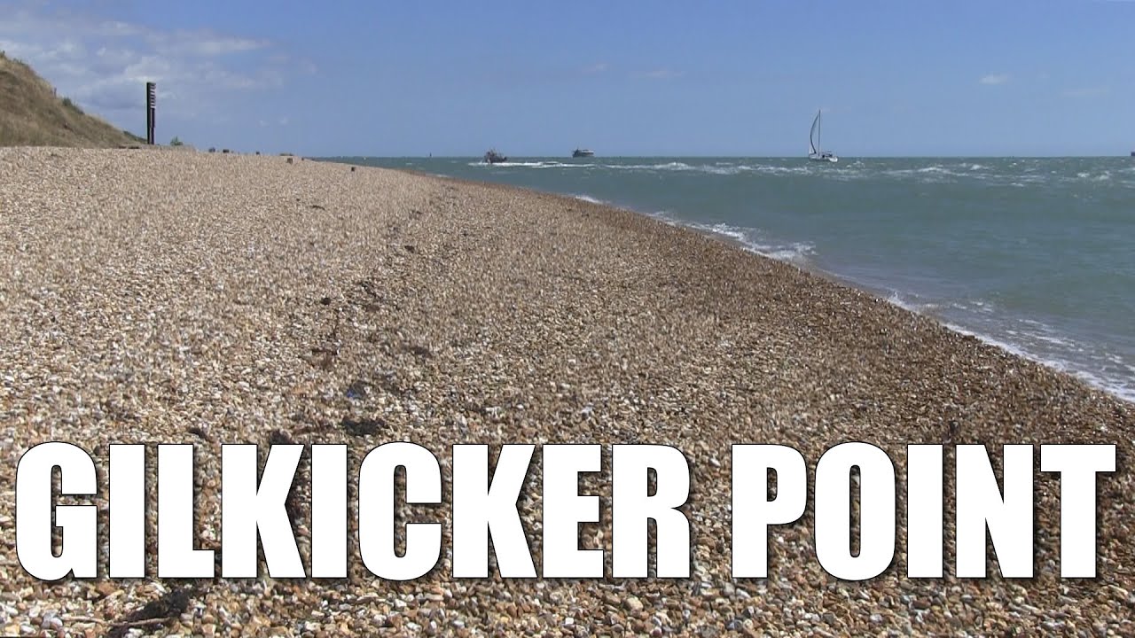 Gilkicker Point - Solent beach fishing mark, Hants, England - YouTube