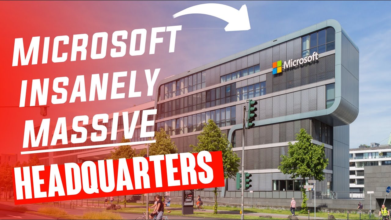 A look Inside Microsoft Insanely Massive headquarters - YouTube