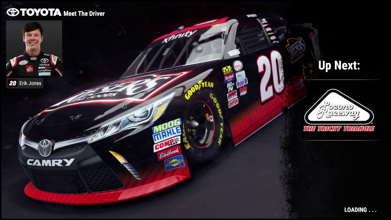 NASCAR Heat 2_race at Pocono Tricky Triangle 2018 EDITION!! - YouTube