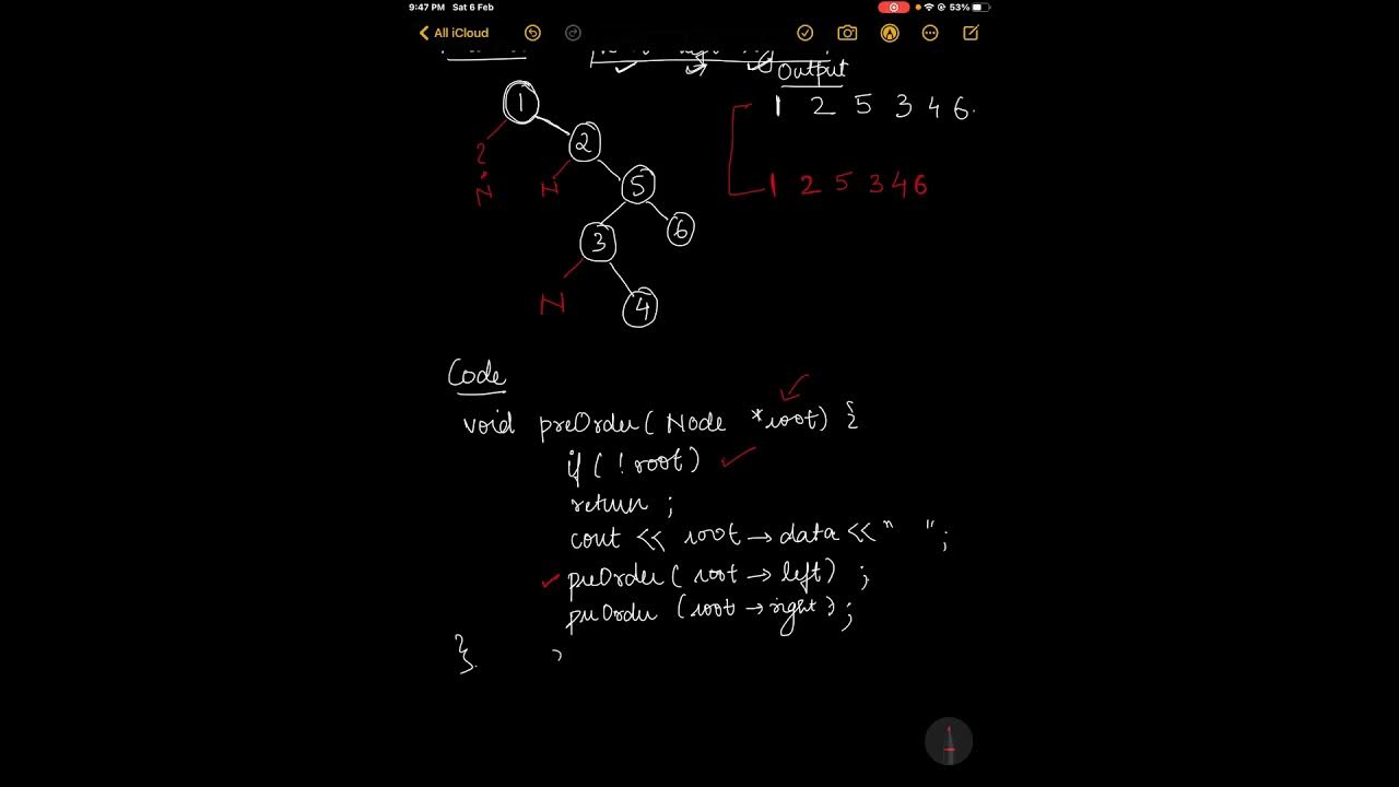 Tree PreOrder Traversal||Hackerrank||C++||Day 12 - YouTube