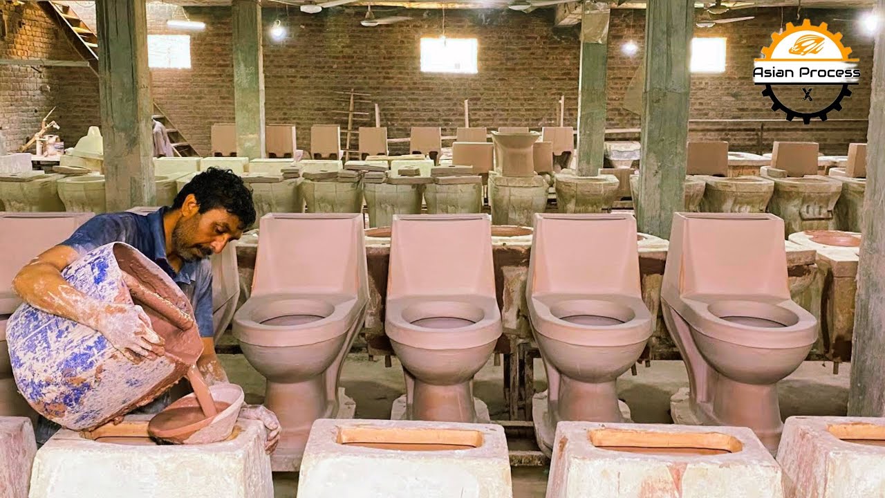 Process Of Making Toilet Seat In Factory | How Toilet Seats Are Made ...