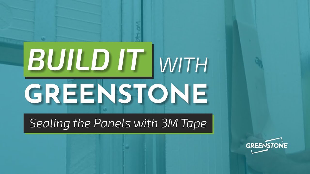 Build It With Greenstone | Sealing the Panels with 3M Tape - YouTube