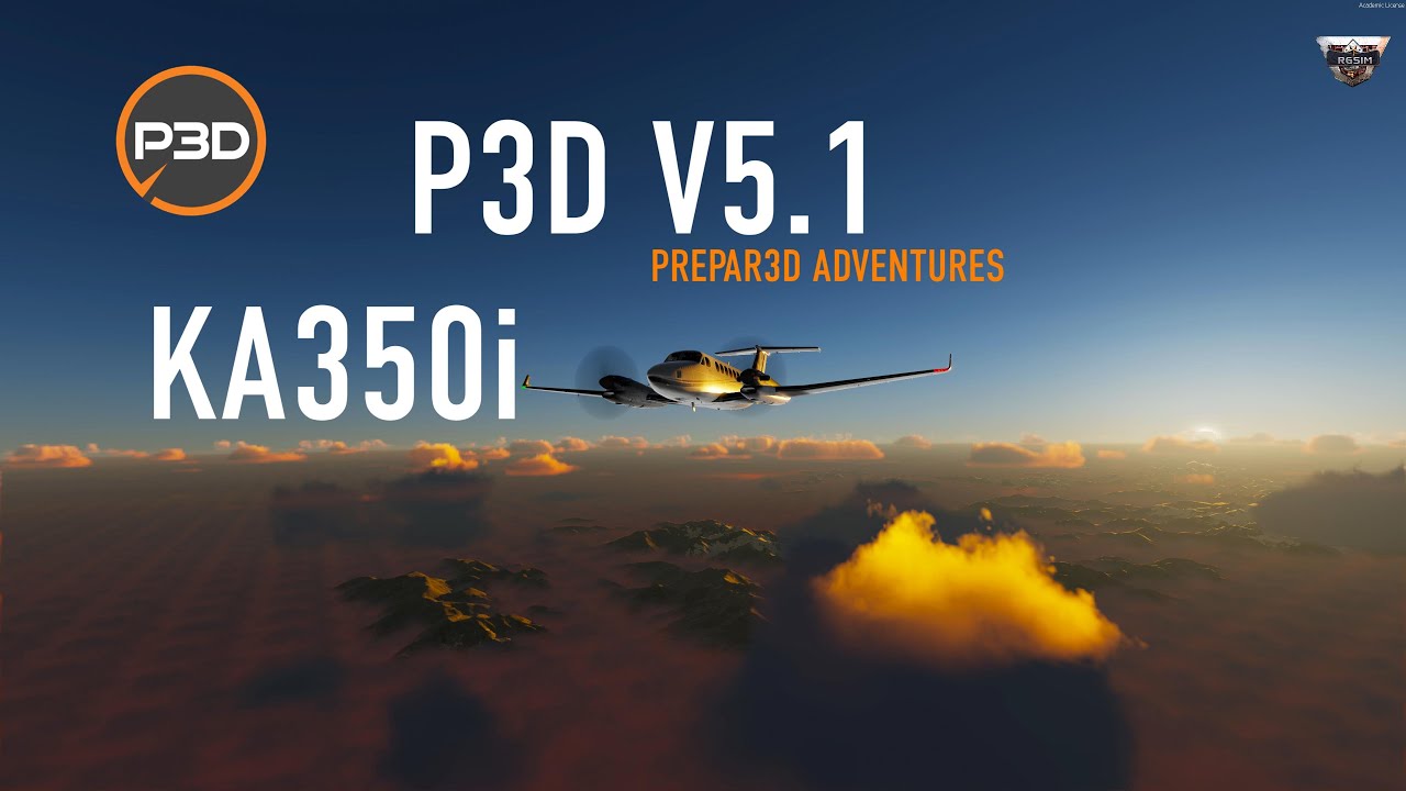 PREPAR3D v5.1 Milviz KA350i New Zealand EA Ultra - YouTube