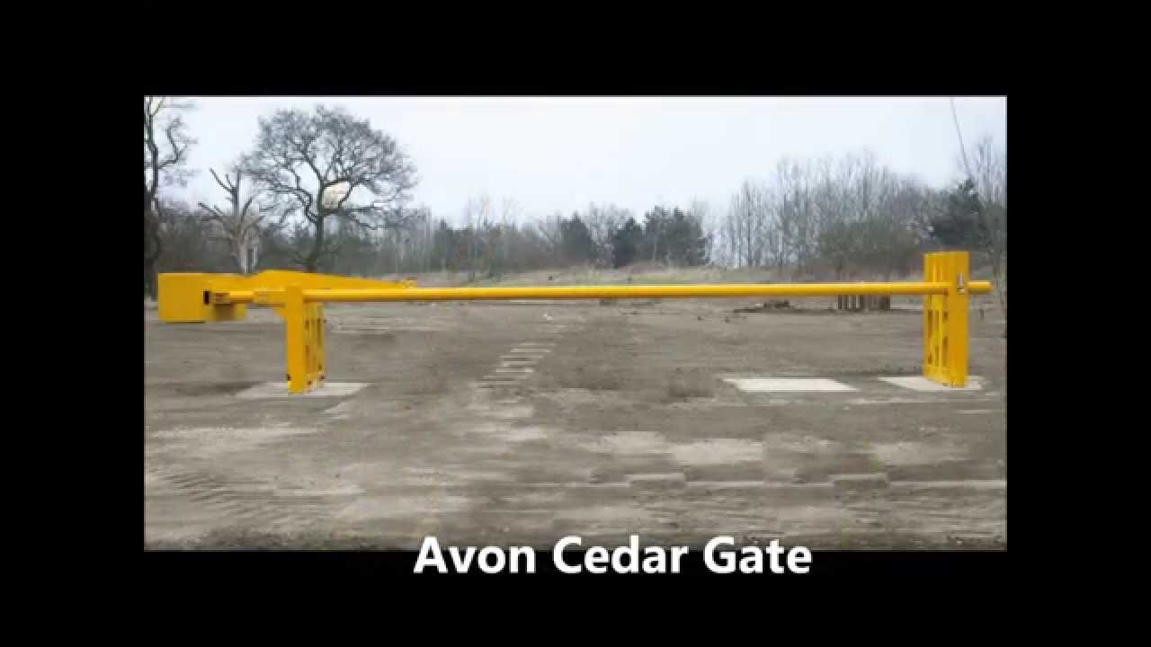 Avon Cedar Gate Manual Rising Arm Gate PAS 68 Test (formally Newey ...