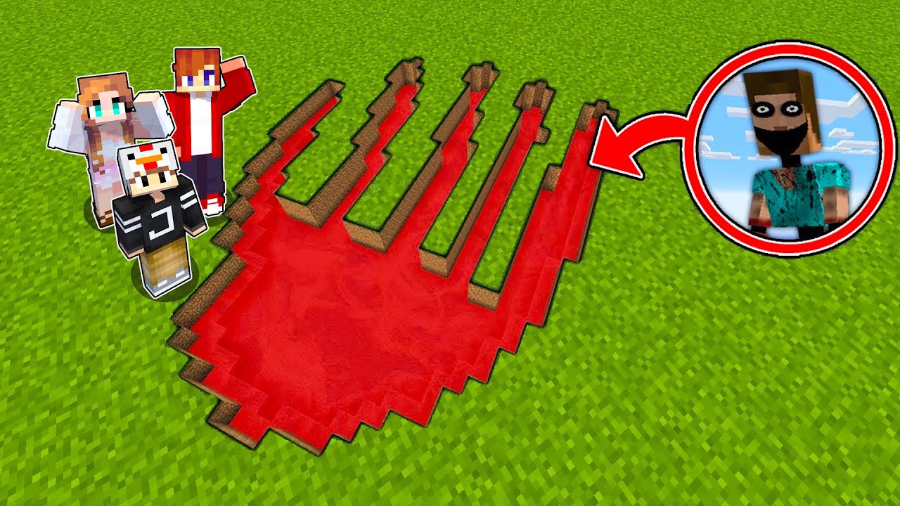 We Found The BIGGEST SCARY FOOTPRINTS PAWS In Minecraft! - YouTube