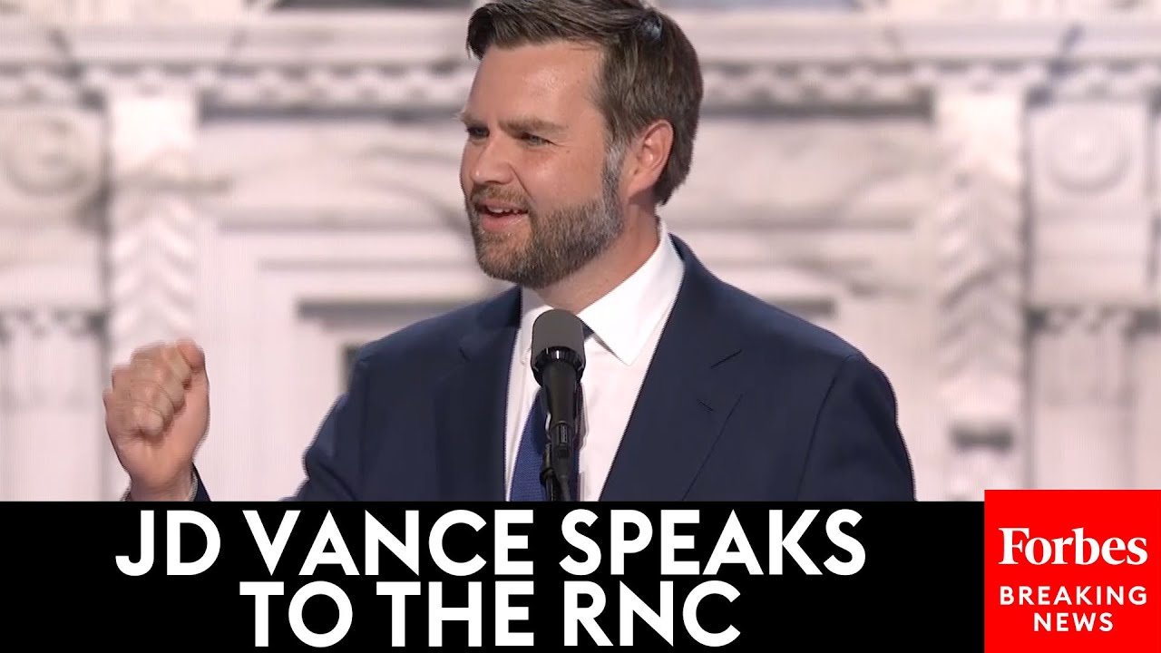 FULL REMARKS: JD Vance Speaks To The RNC And Accepts 2024 GOP Vice ...