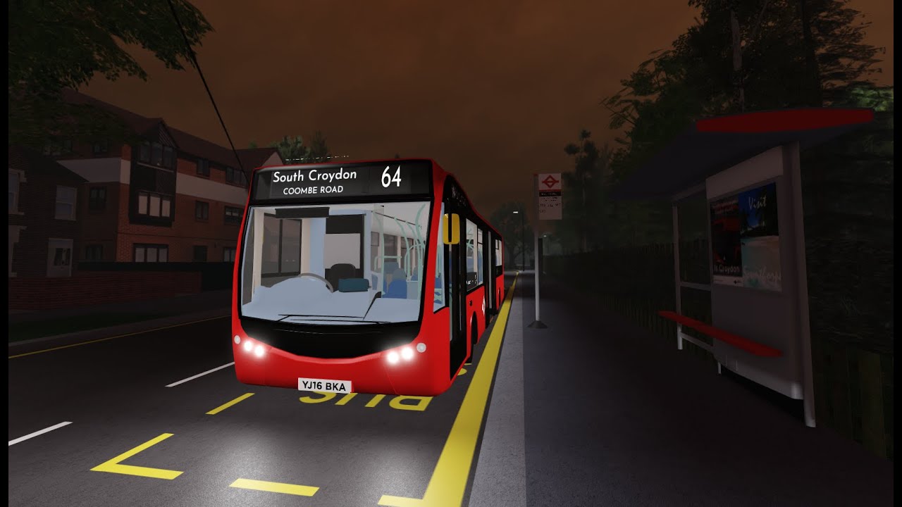 POV Bus Driving Metrocity Hybrid at Croydon Roblox Bus Simulator - YouTube