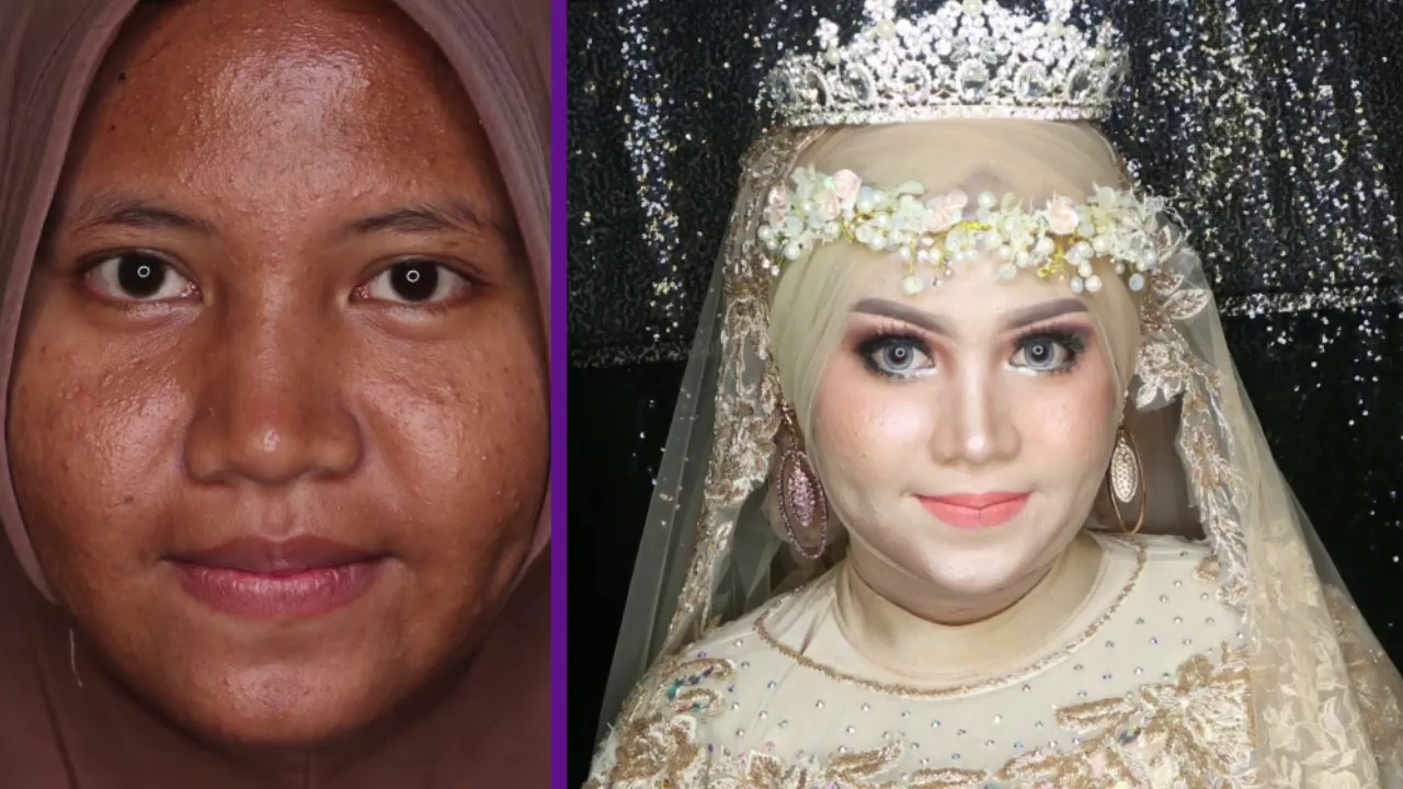 Tutorial make up pangling|| make up untuk muka tembem berjerawat||# ...