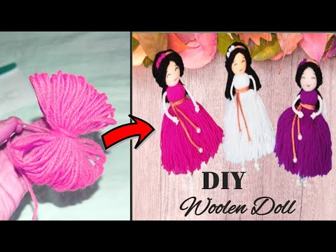 How To Make Woolen Doll At Home।। Easy Doll Making Tutorial।। best out ...