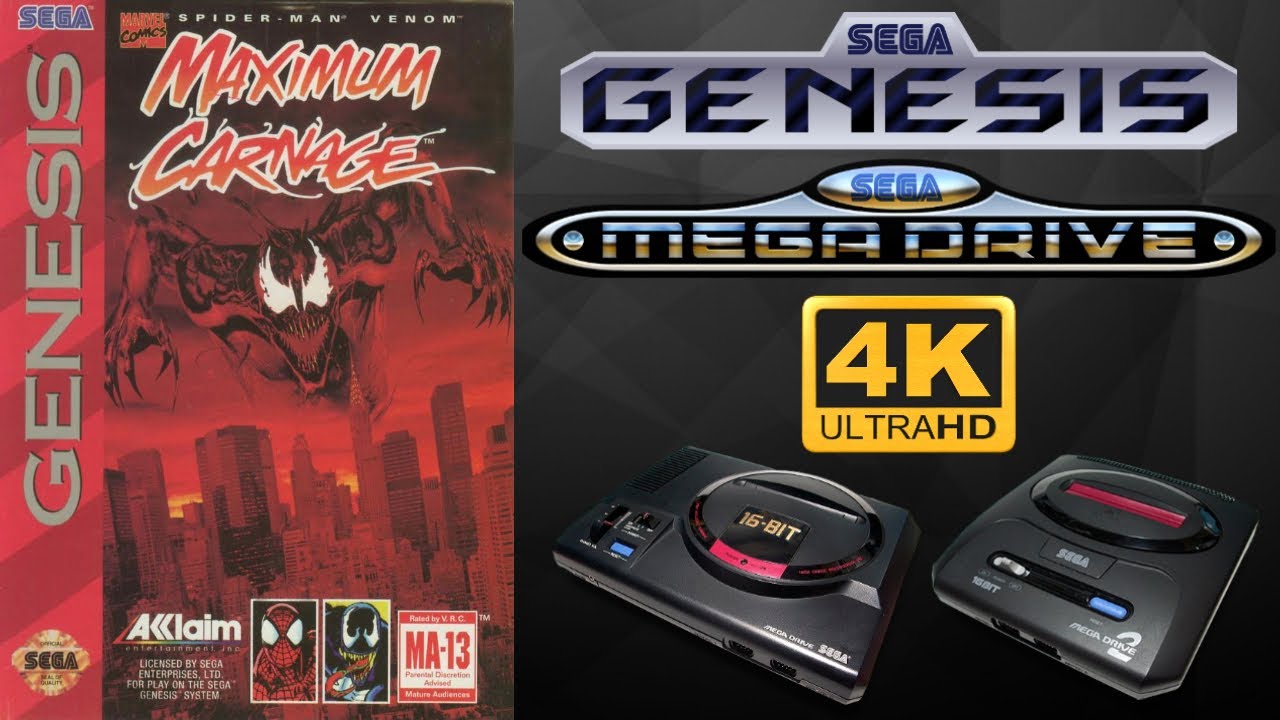 Spider-Man and Venom: Maximum Carnage | GENESIS/MEGA DRIVE | Ultra HD ...