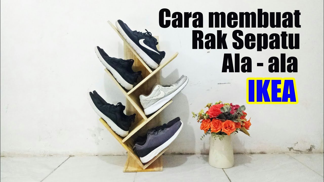 CARA MEMBUAT RAK SEPATU DARI KAYU || MAKE SHOES RACK - YouTube