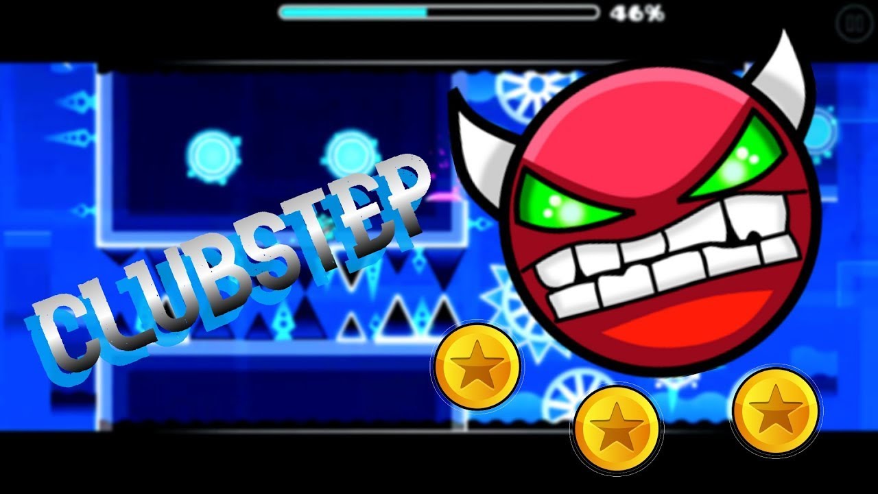 Clubstep - 100% - 3 coins! - (Easy Demon) - Geometry Dash 2.11 - (not ...