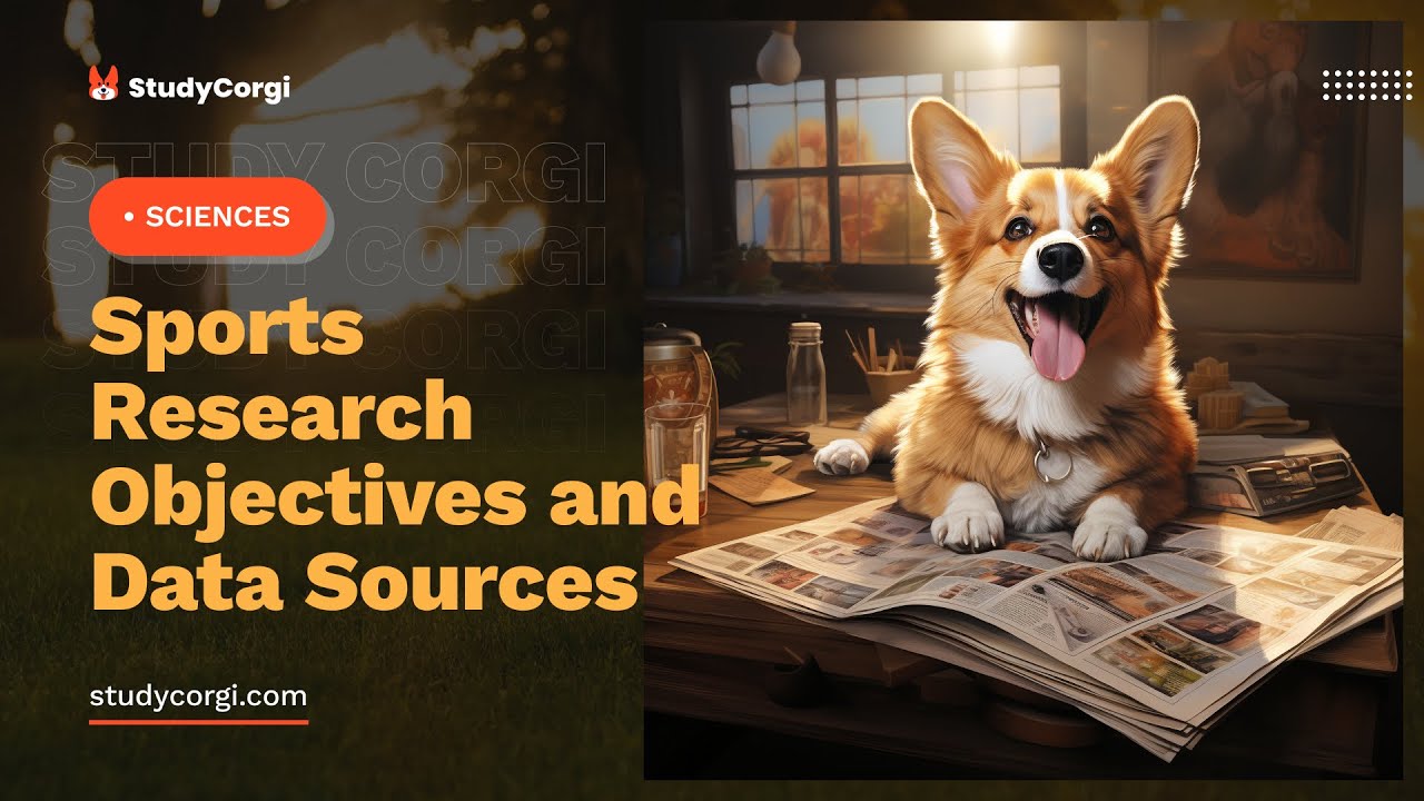 Sports Research Objectives and Data Sources - Research Paper Example ...