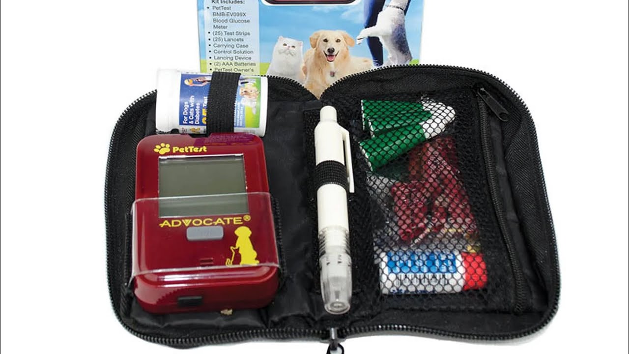 How to Use PetTest Advocate Glucose Monitor for Diabetic Pets - YouTube