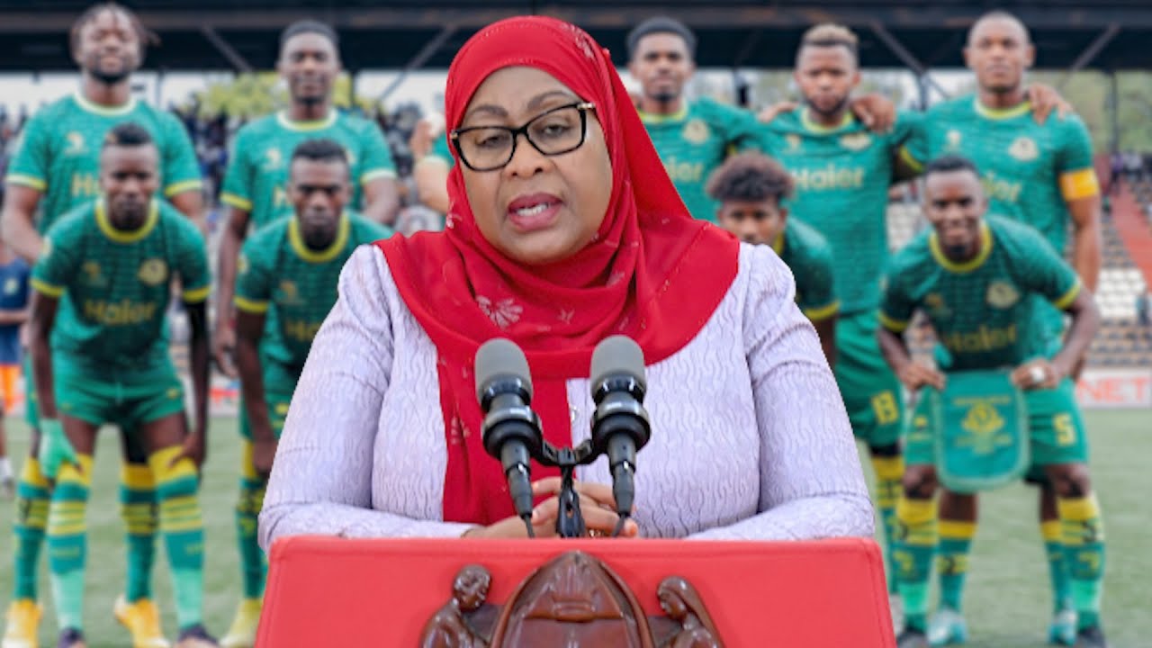 USISHANGAE UKIMUONA RAIS SAMIA JUMAPILI KWA MKAPA YANGA VS RIVERS ...