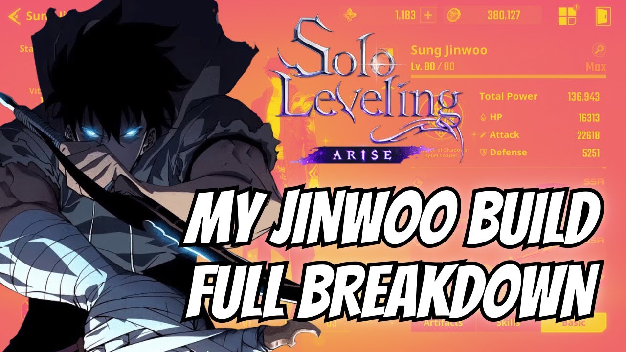 MY UPDATED JINWOO BUILD (IN-DEPTH) ft. FULL BREAKDOWN, STATS BALANCING ...