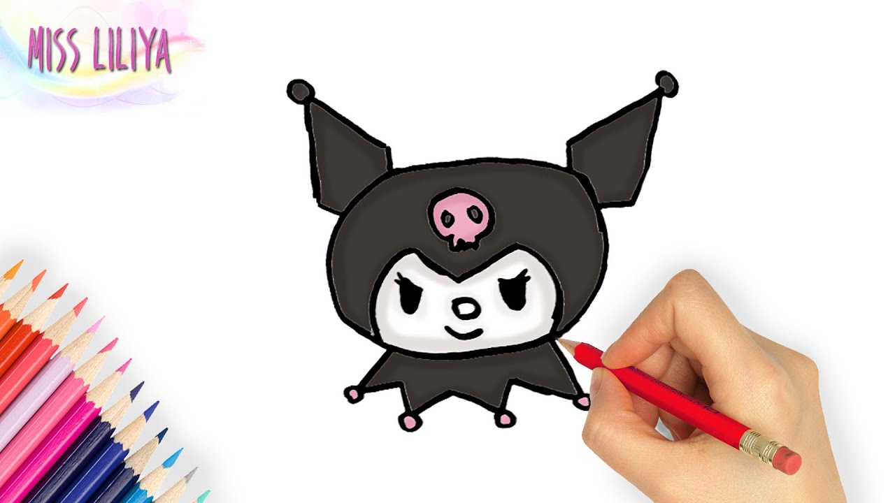 Як намалювати Kuromi з Hello Kitty Прості малюнки Youtube