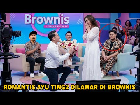 ROMANTIS !! Ayu Ting Ting Dilamar Lansung di Acara TV Brownis Oleh Kevin Pacarnya #ayutingting 
