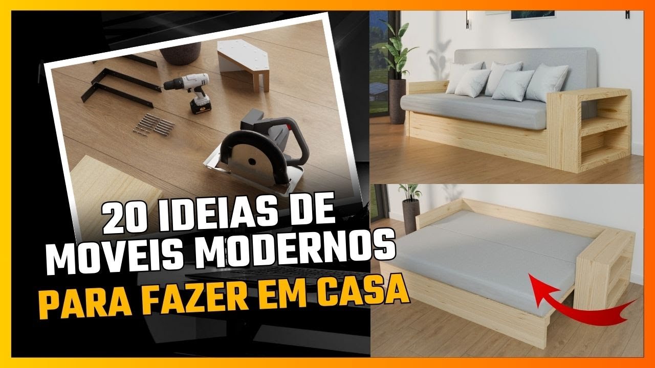 20 Ideias de Móveis Modernos e Inteligentes para Fazer em Casa ou Renda ...