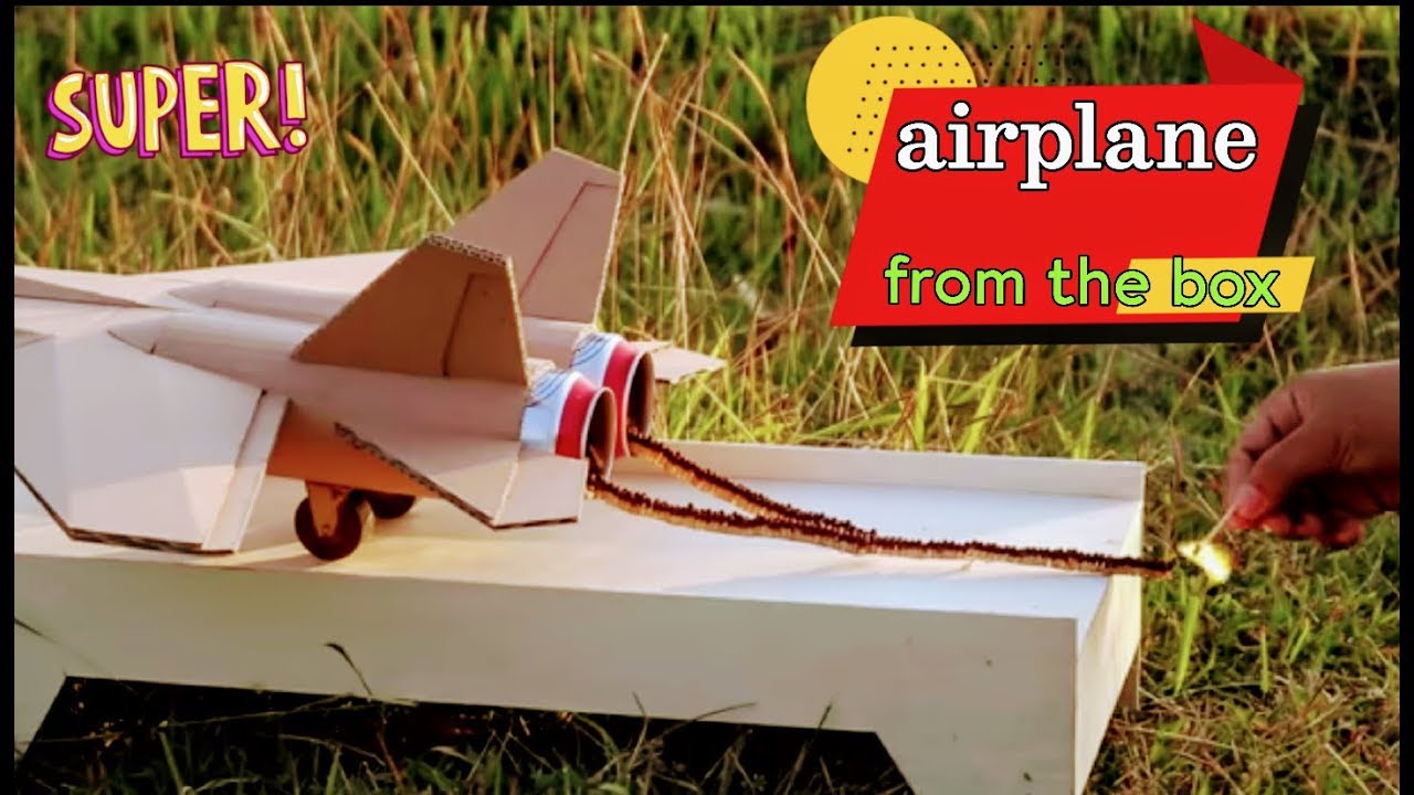 Airplane from the box/ amazing plying - YouTube