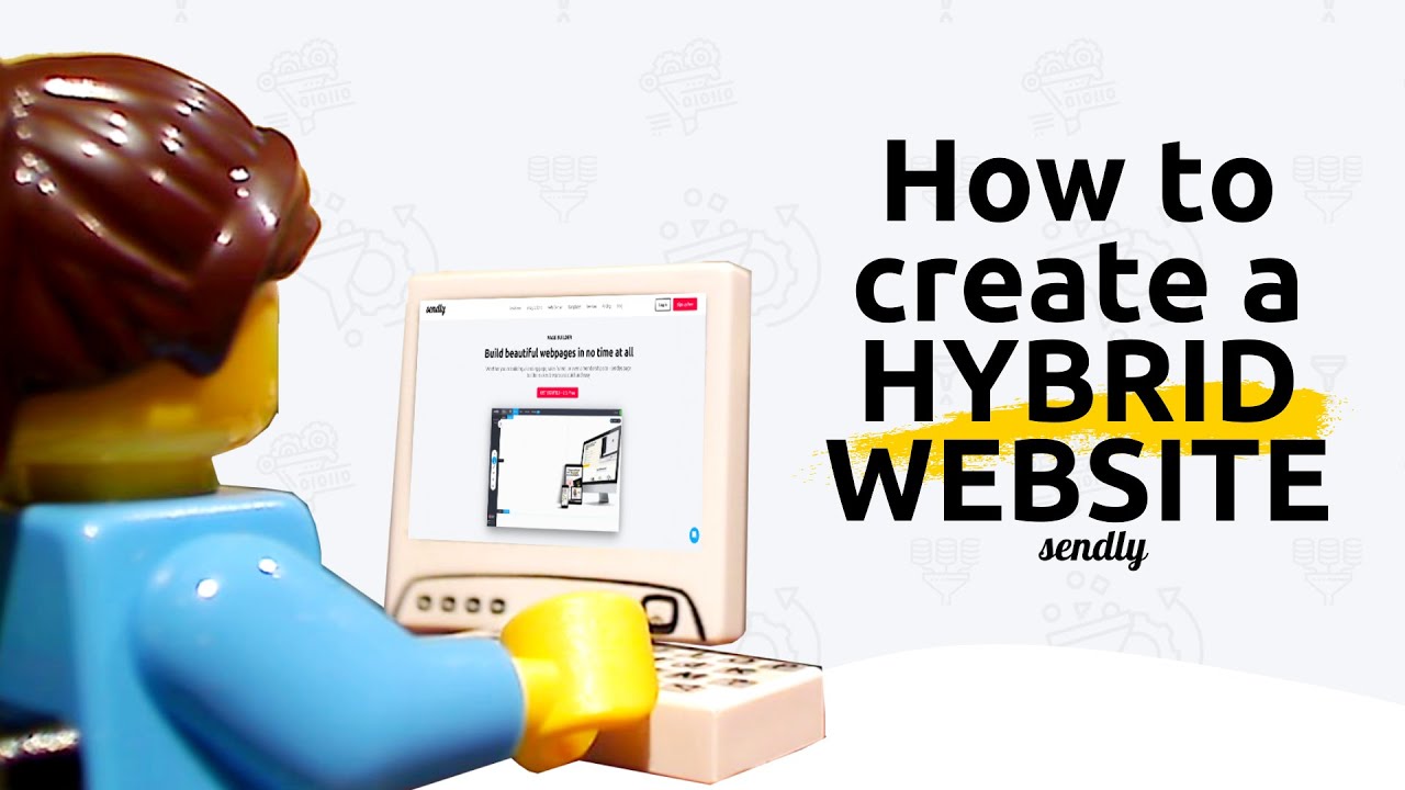How To Design A WEBSITE HYBRID - YouTube