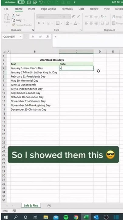 How to get the content from left side in a particular cell #excel #productivityhacks #mexcel ...