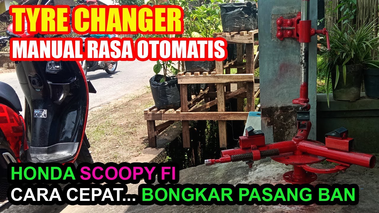 TYRE CHANGER MANUAL TYPE MT-11 || 2 Menit Selesai... Bongkar Pasang Ban ...
