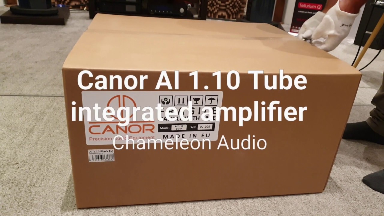 Canor Audio AI 1.10 Tube integrated amplifier unboxing - YouTube