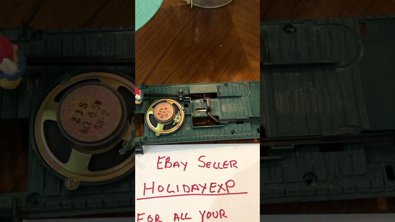 New Bright Holiday Express Train Tree Top Tender Elf Problems - YouTube