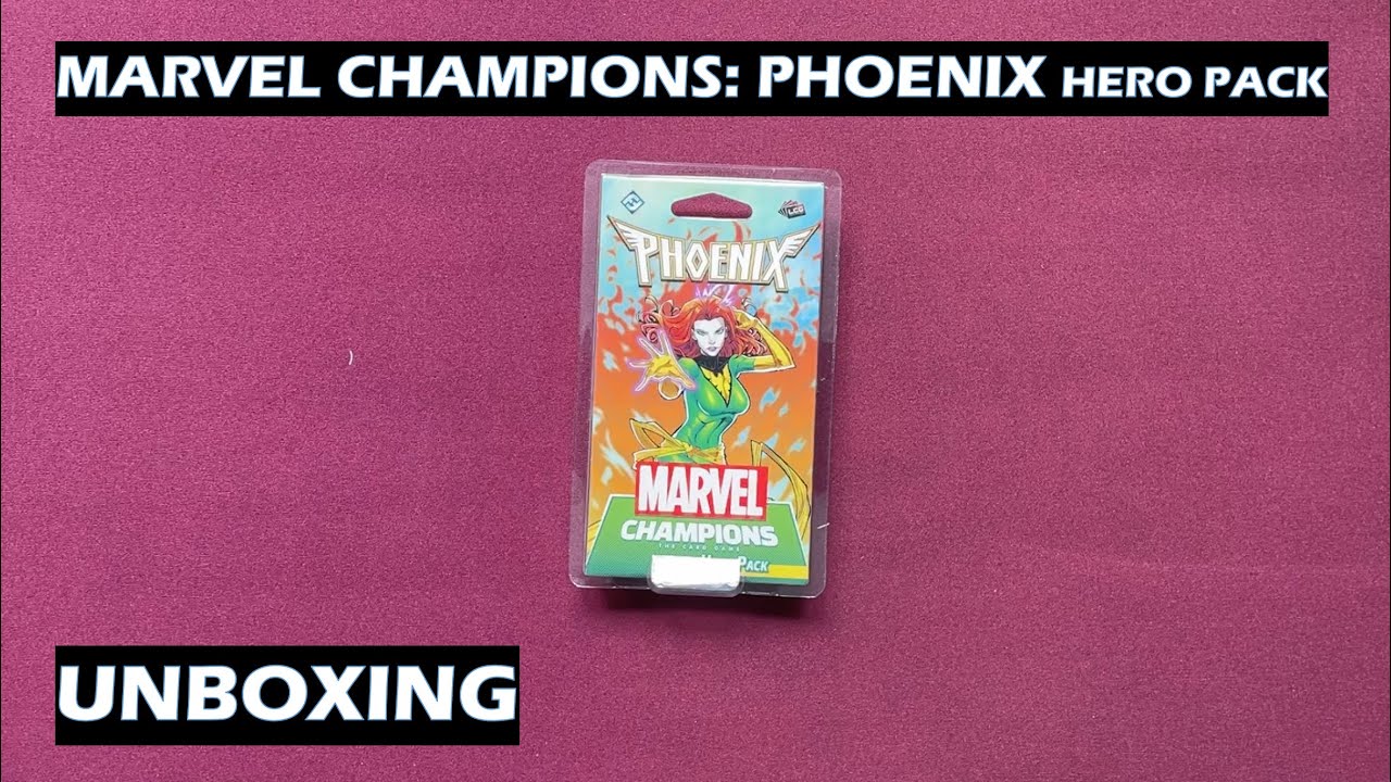 Unboxing Phoenix Hero Pack Marvel Champions X Men LCG - YouTube