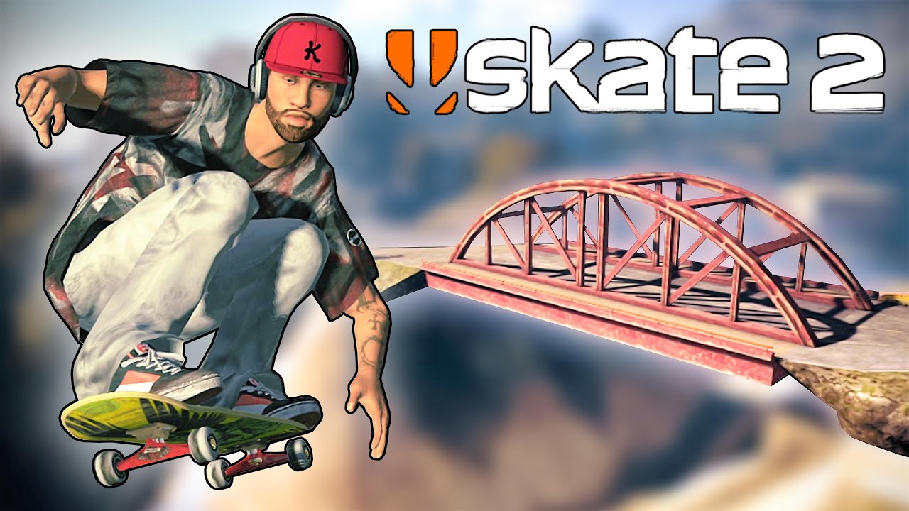 Skate 2 Montage: Double Frontflip Bridge & 540 Hippy Jump A Car! - YouTube