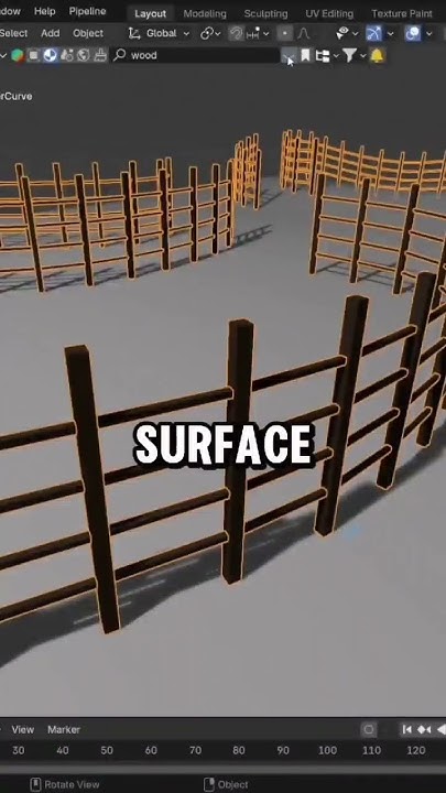 Blender Tutorial Teaser 1 - Lets make a Procedural Fences with Geometry Nodes - YouTube