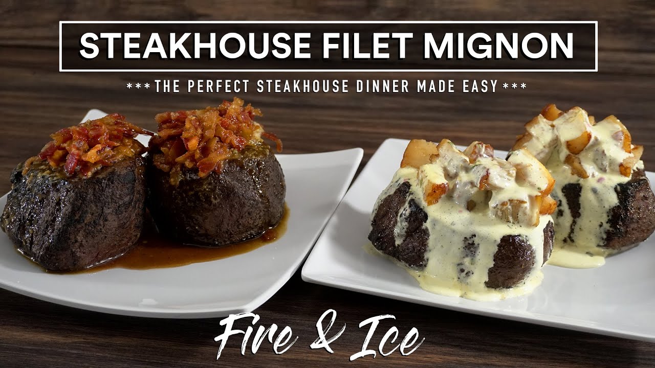 I made 2 STEAKHOUSE Filet Mignon recipes, it's epic! - YouTube