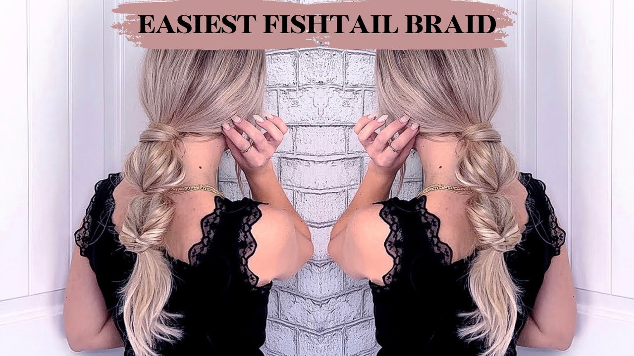 CRAZY FISHTAIL BRAID HACK 🤯 FOR BEGINNERS | YESFIRA - YouTube