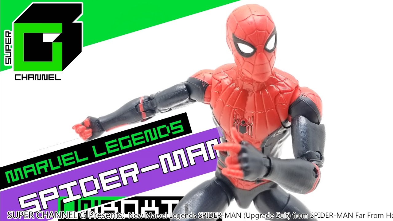 New MARVEL LEGENDS Spider-man (Upgrade Suit) UNBOXING from SPIDER-MAN ...