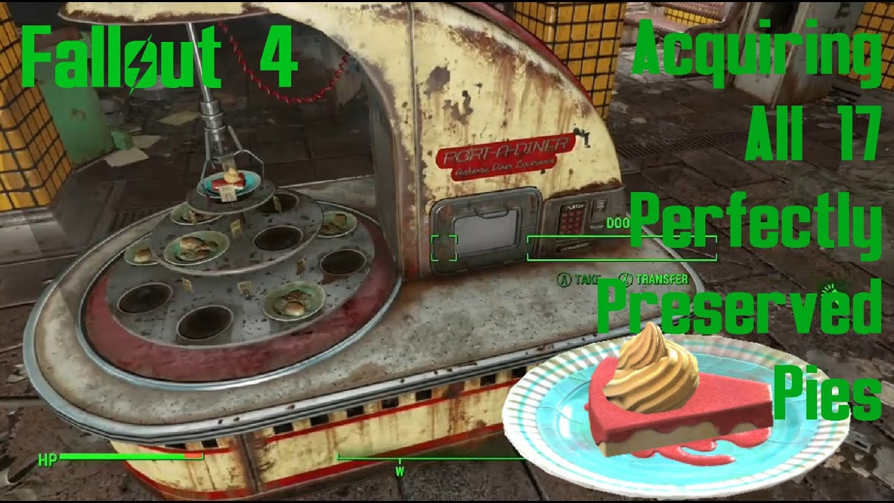 Fallout 4: Acquiring All 17 Perfectly Preserved Pies - YouTube