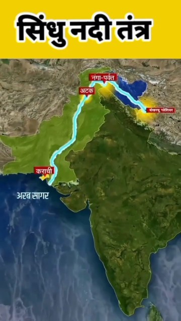 सिंधु नदी तंत्र | Indus River System | Sindhu Nadi Tantra | Indian ...