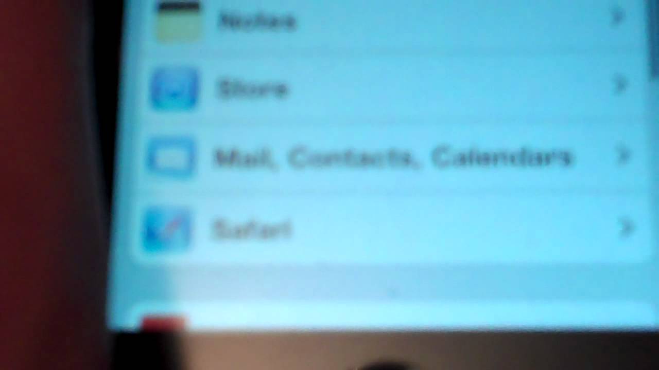 Apple iPod Touch Settings - YouTube