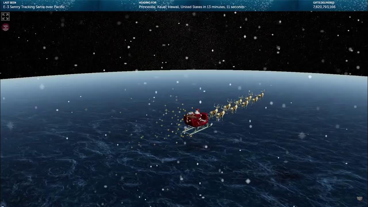 Tracking Santa around the Globe seeing where Santa is.. - YouTube