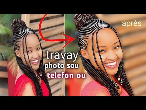 men kijan pou travay photo shoot sou teléfon ou byen rapid nenpòt jan ou vlè