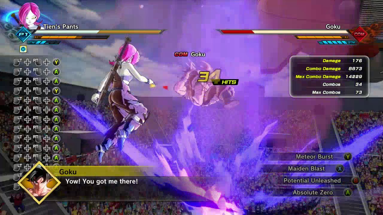 Dragon Ball Xenoverse 2 - Fun with Absolute Zero - YouTube