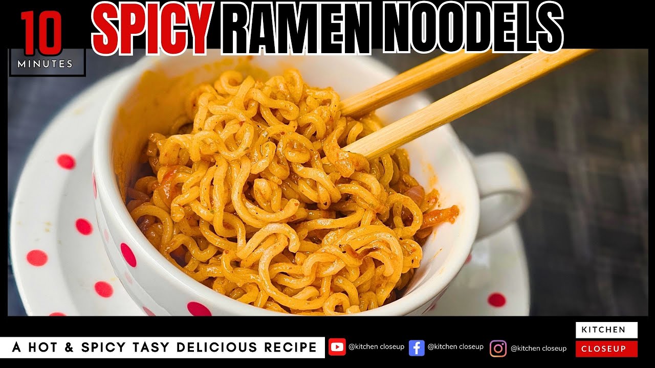 Tandoori Spicy Reman Noodles Recipe | How To Make Spicy Reman Noodles ...