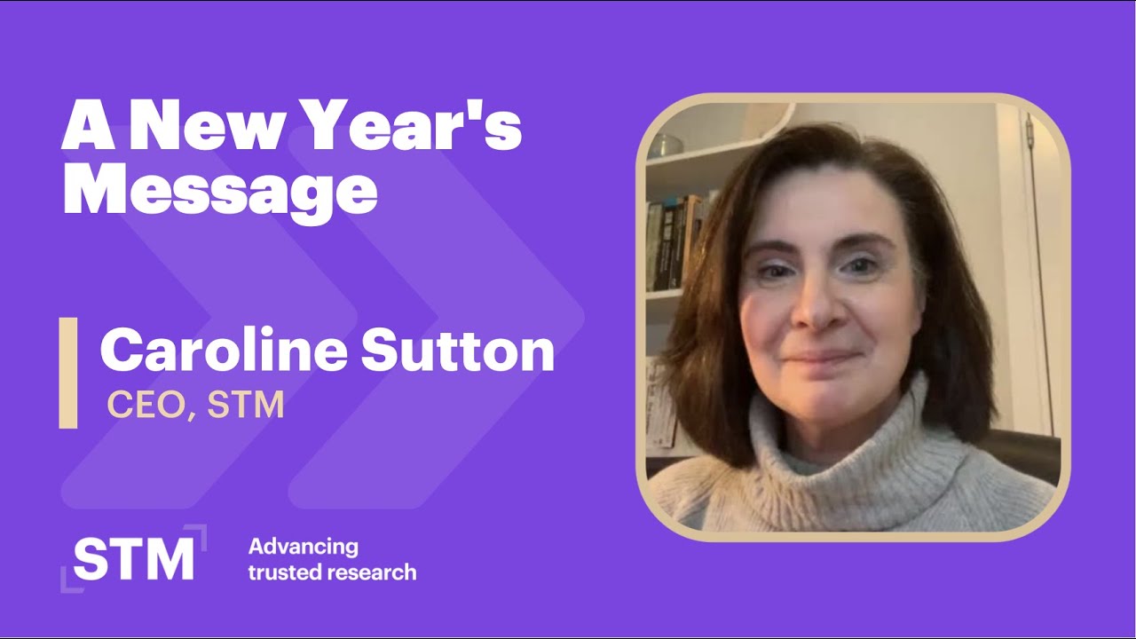 New Year's Message from Caroline Sutton - YouTube